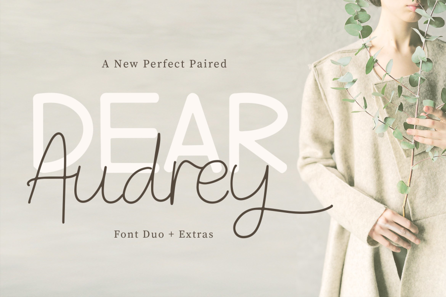 Dear Audrey Font Family · 1001 Fonts