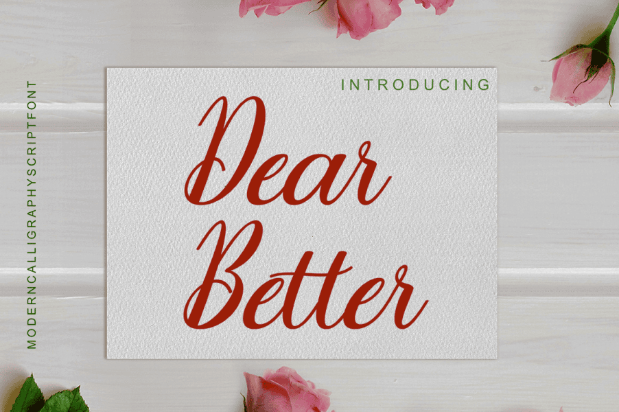 Dear Better Font · 1001 Fonts