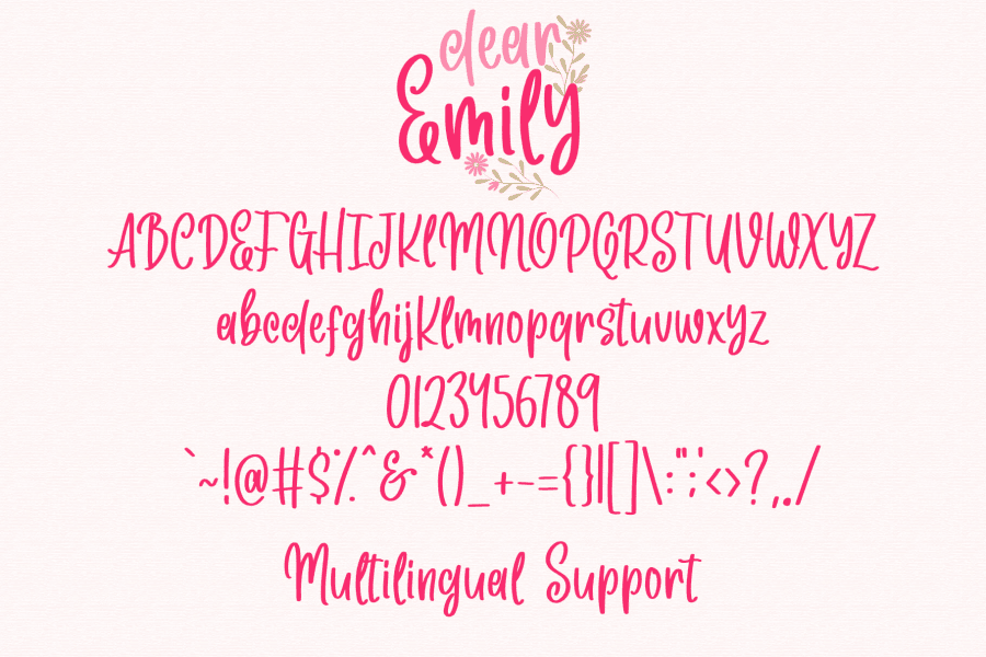 Dear Emily Font · 1001 Fonts