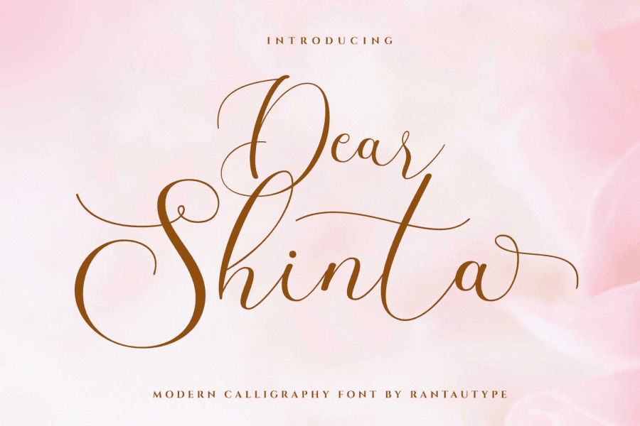 Dear Shinta Font · 1001 Fonts