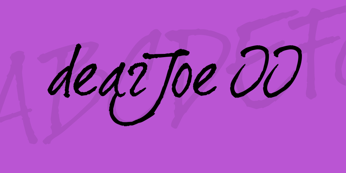 dearJoe II Font · 1001 Fonts