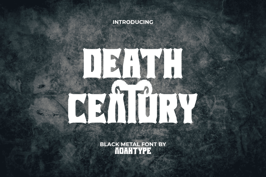 Death Century Demo Font · 1001 Fonts
