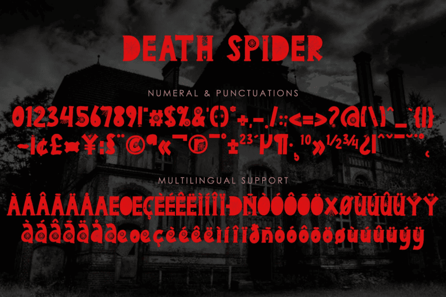 Death Spider Font · 1001 Fonts