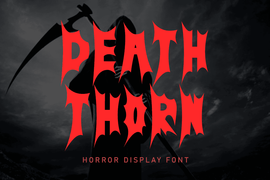 Death Thorn Font · 1001 Fonts
