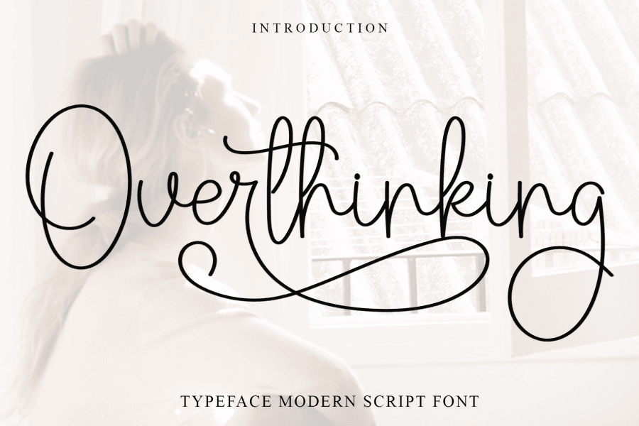 Deddy Overthinking Font · 1001 Fonts
