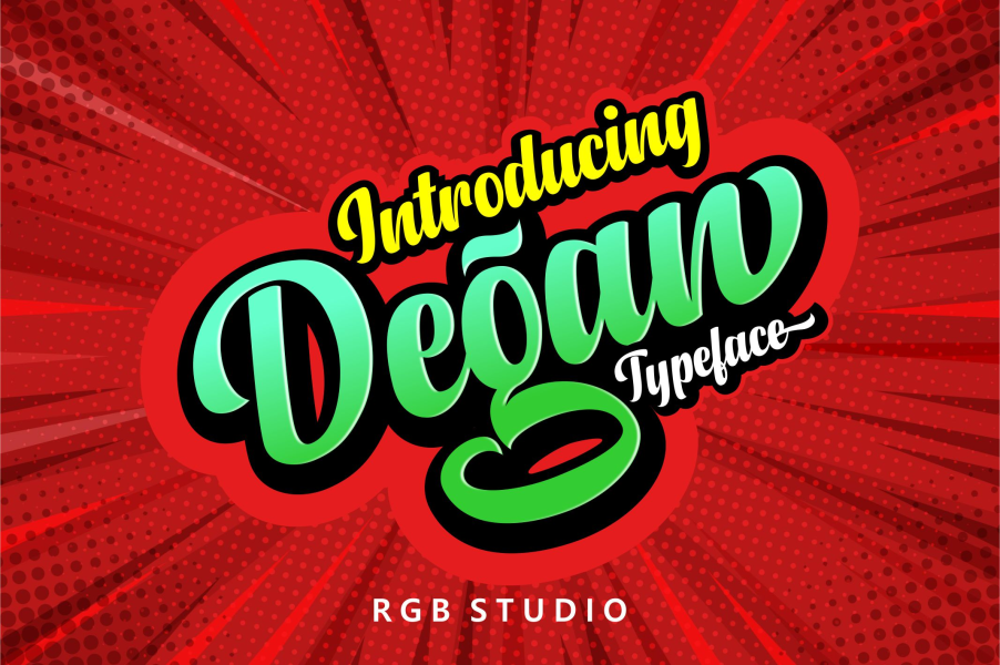 Degan Font · 1001 Fonts