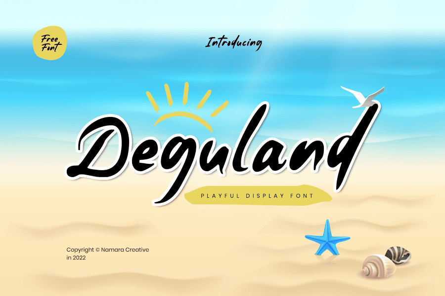 12 Free Beach, Handlettering, Handwritten Fonts · 1001 Fonts