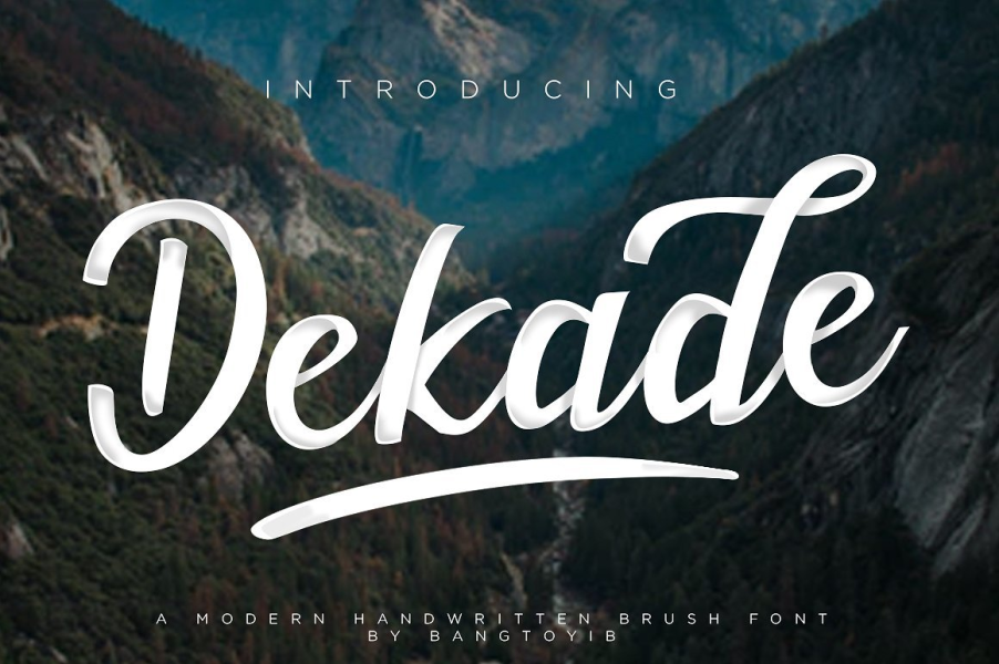 Dekade Font · 1001 Fonts