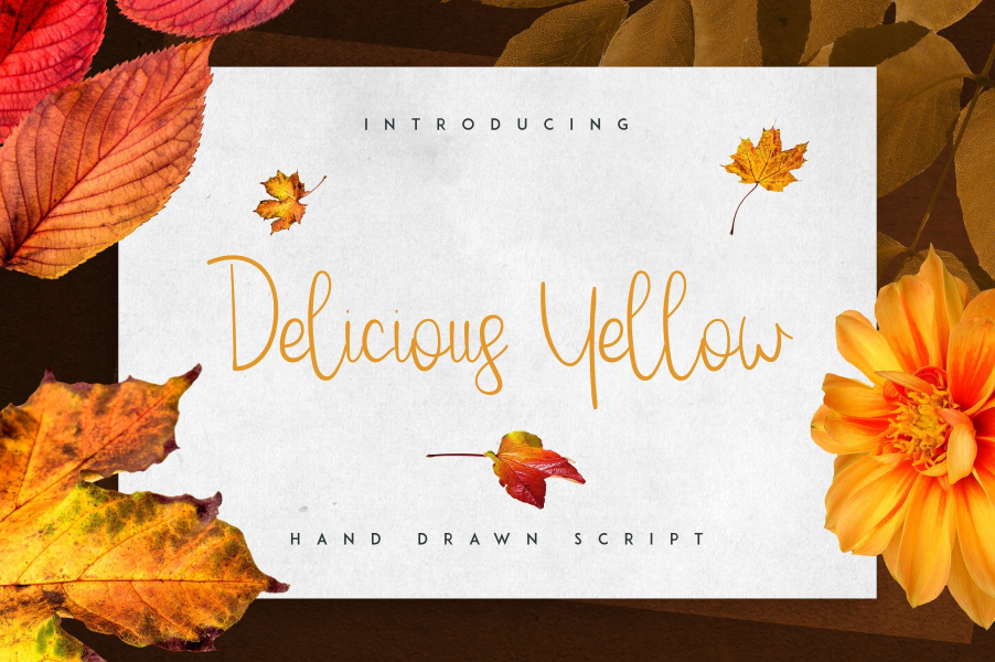 Delicious Yellow Font · 1001 Fonts