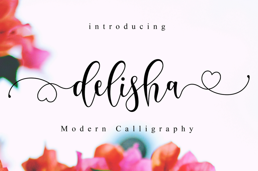 delisha Font · 1001 Fonts
