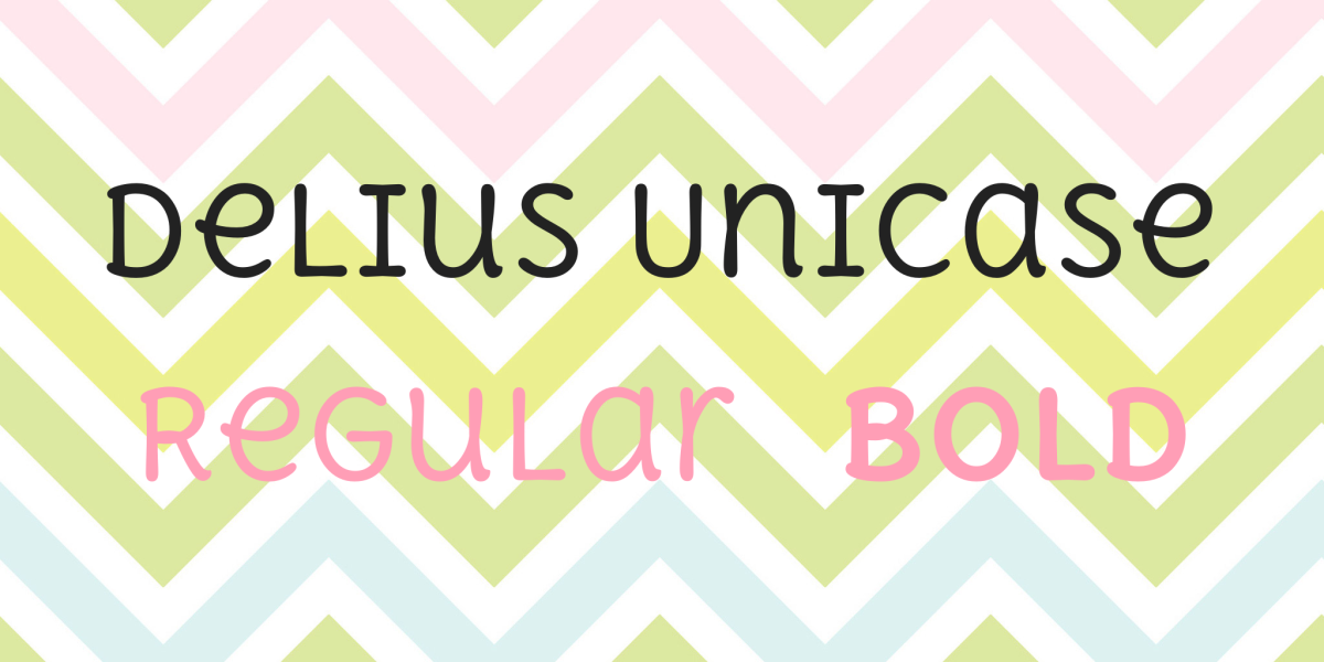 Delius Unicase Font Family · 1001 Fonts