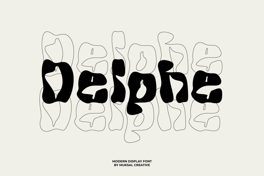 Delphe Font · 1001 Fonts