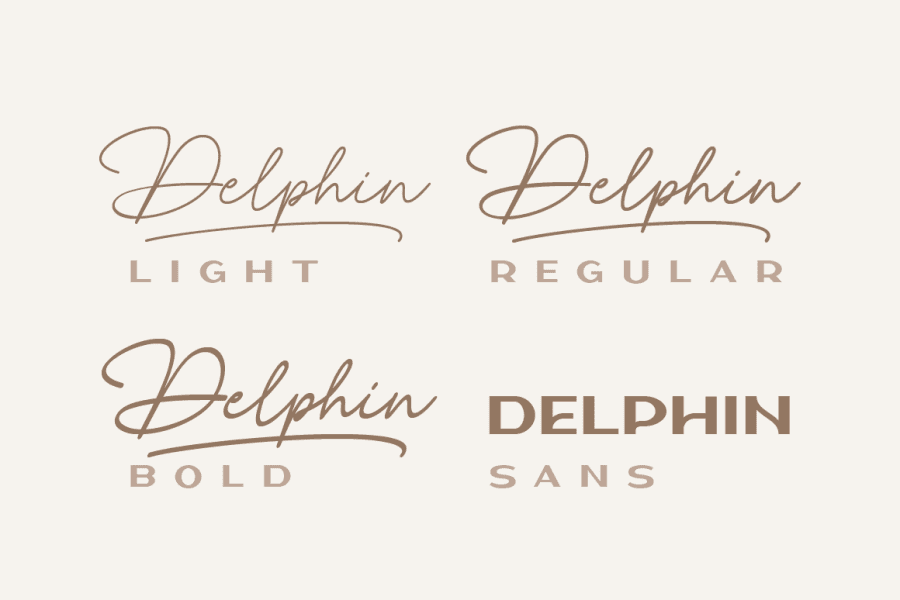Delphin Font · 1001 Fonts