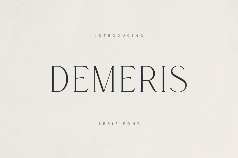 Demeris Demo Font · 1001 Fonts