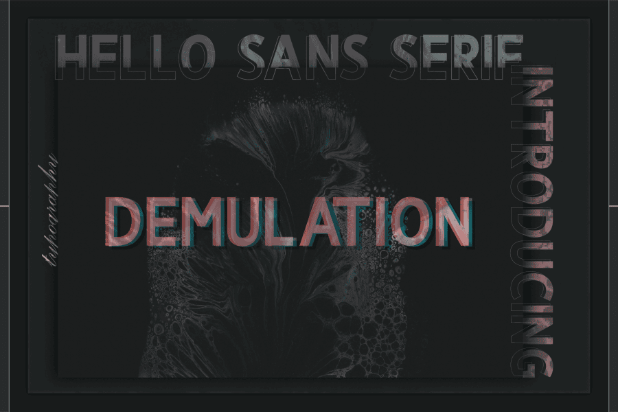 Demulation DEMO Font · 1001 Fonts