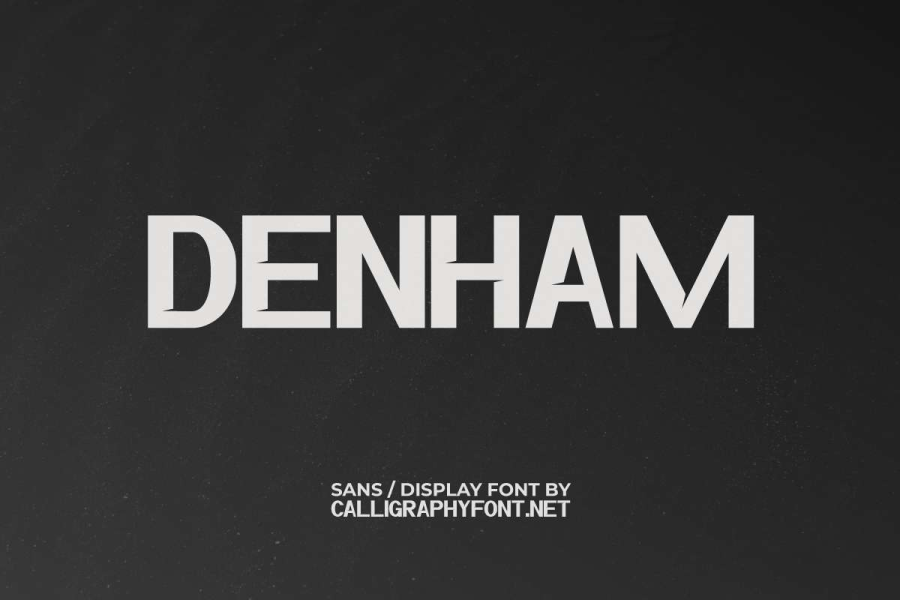 Denham Demo Font Family · 1001 Fonts