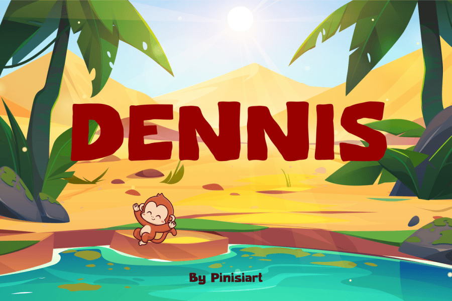 DENNIS Font · 1001 Fonts