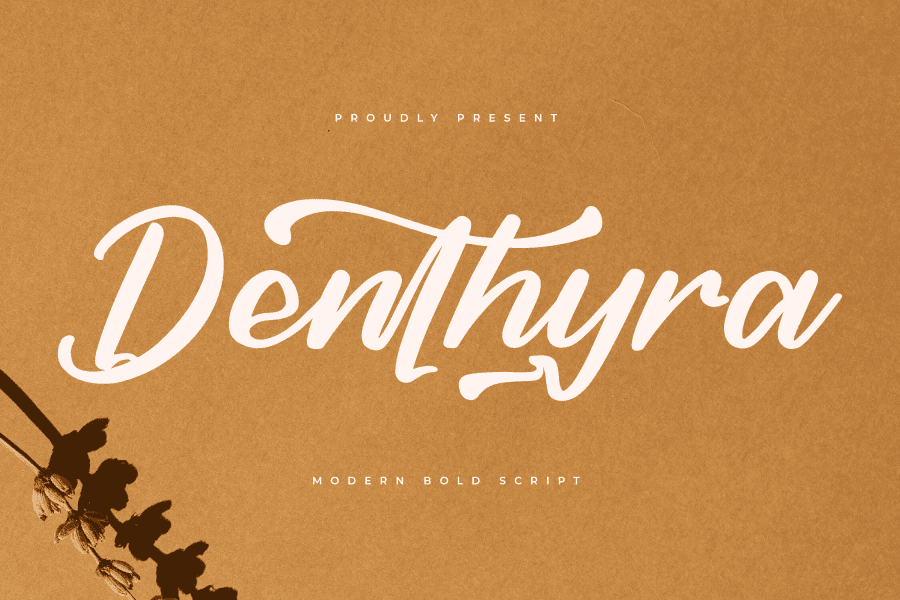 Denthyra DEMO VERSION Font Family · 1001 Fonts