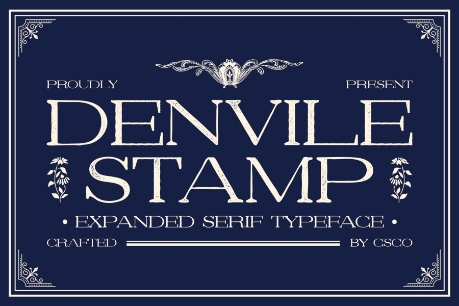 Denvile Stamp Demo Font · 1001 Fonts