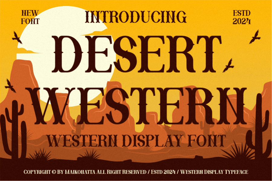 Desert Western Font · 1001 Fonts