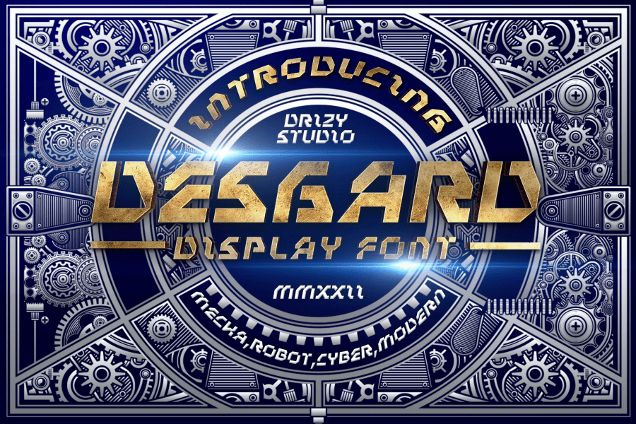 Desgard Font · 1001 Fonts