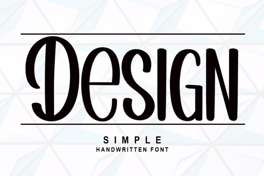 Design Font · 1001 Fonts