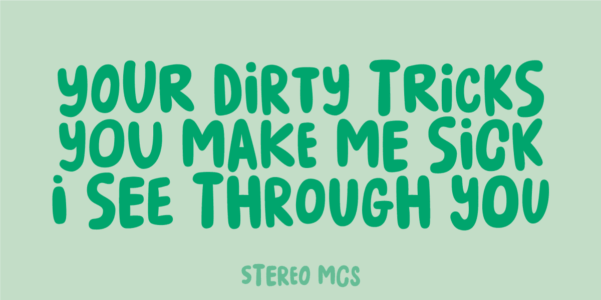 Designated Driver DEMO Font · 1001 Fonts