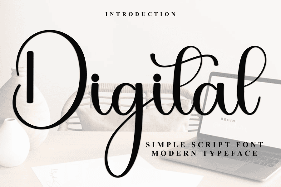 Designer Digital Font · 1001 Fonts