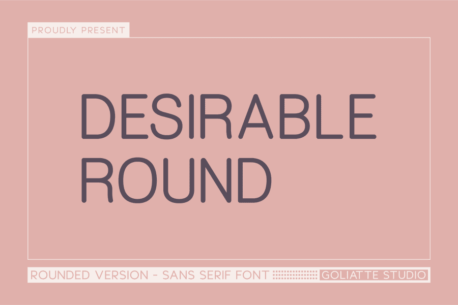Desirable Round Font · 1001 Fonts