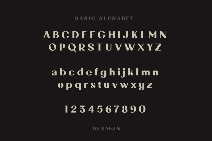DESMON Font · 1001 Fonts