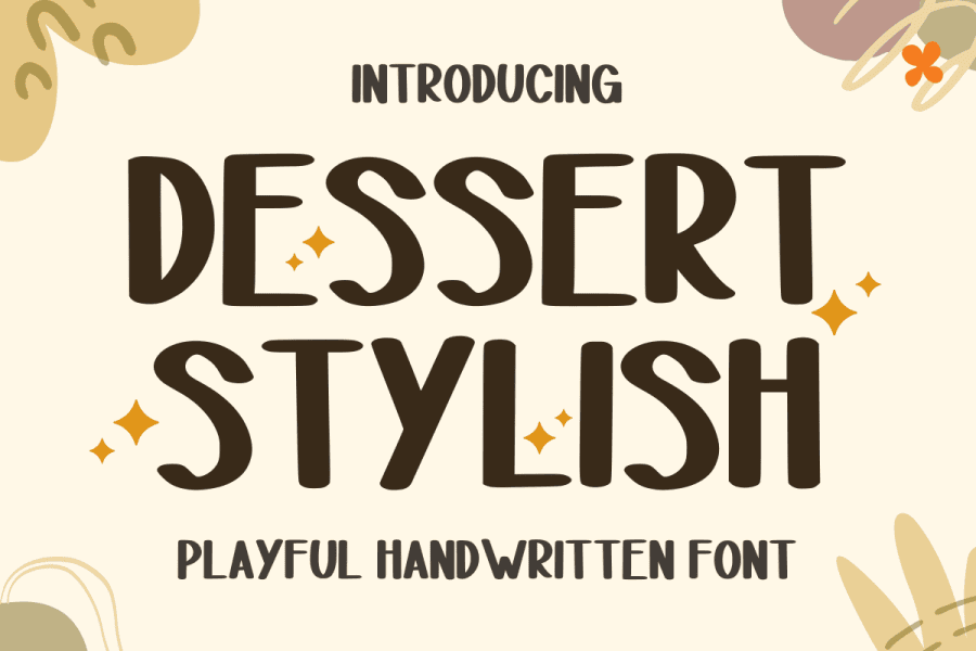 Dessert stylish Font · 1001 Fonts