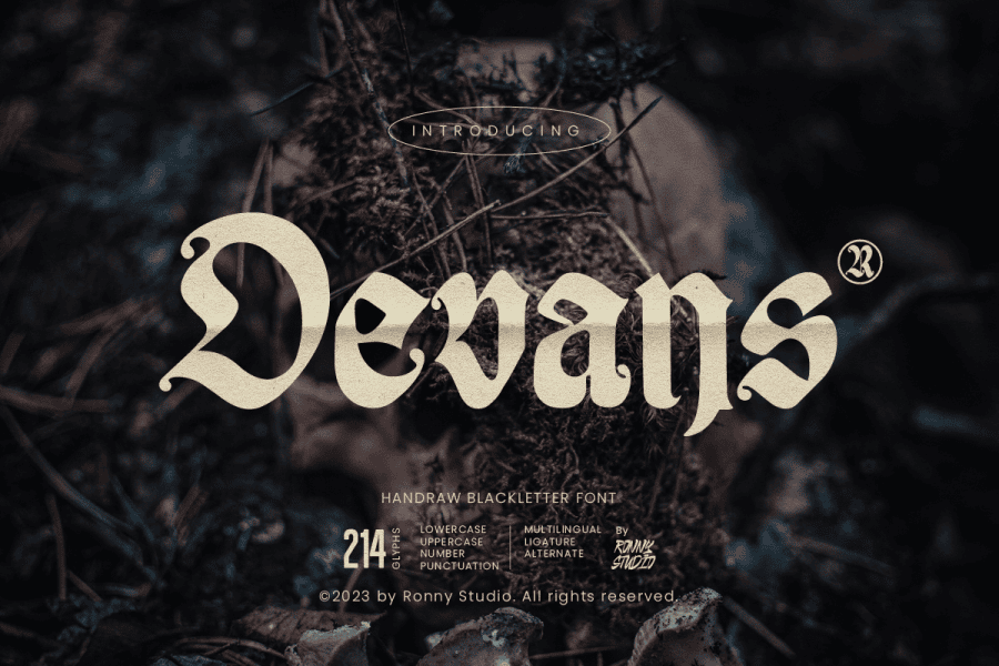 Devans Font · 1001 Fonts