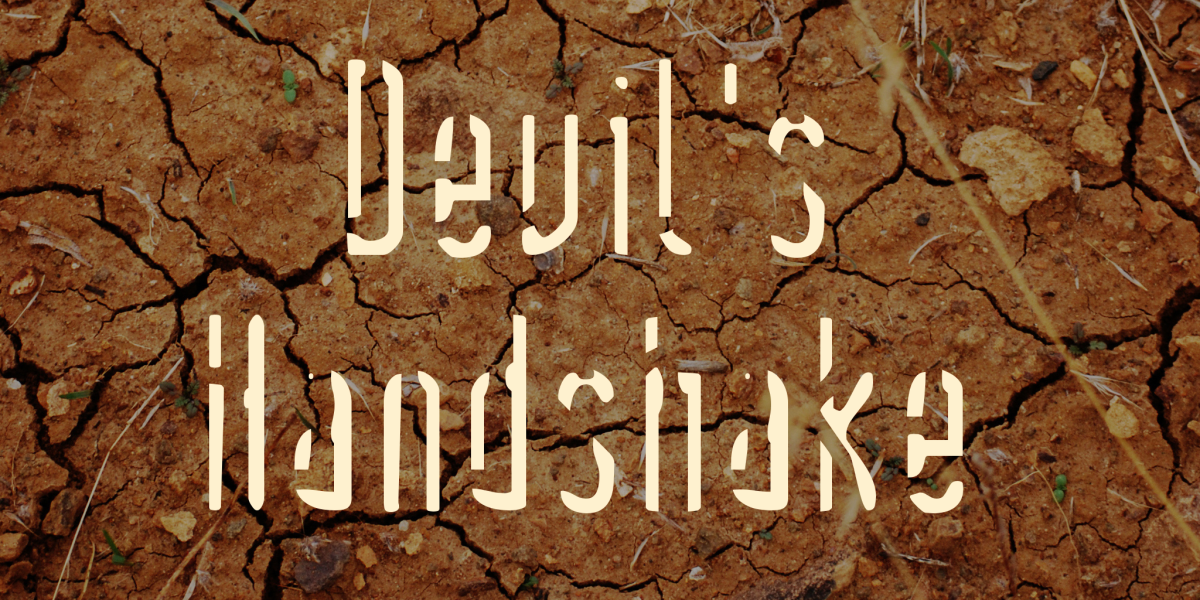 Devil's Handshake Font · 1001 Fonts
