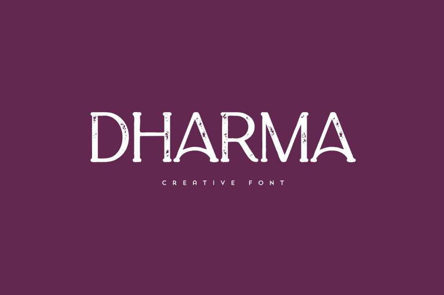 Dharma Font · 1001 Fonts