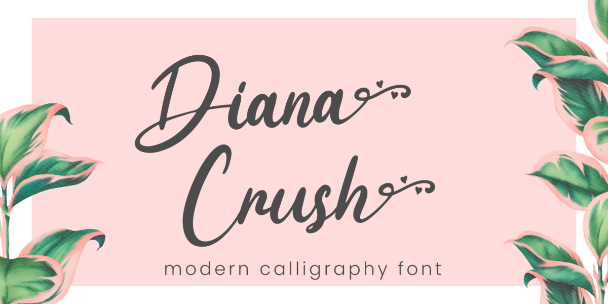 Diana Crush Font · 1001 Fonts