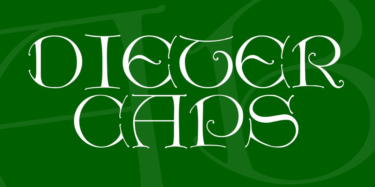 1 Free Caps Only, Celtic, Regular Font · 1001 Fonts