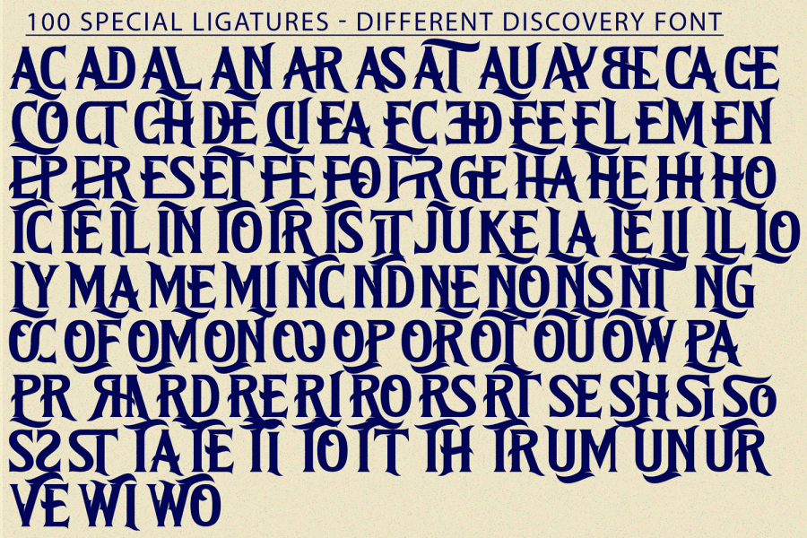 Different Discovery Demo Font · 1001 Fonts