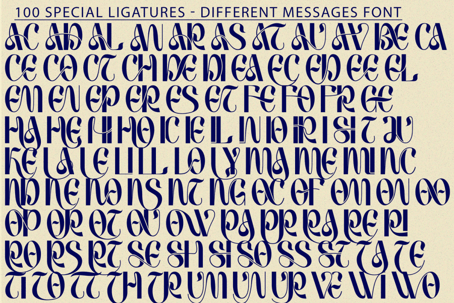 DIFFERENT MESSAGES DEMO Font · 1001 Fonts