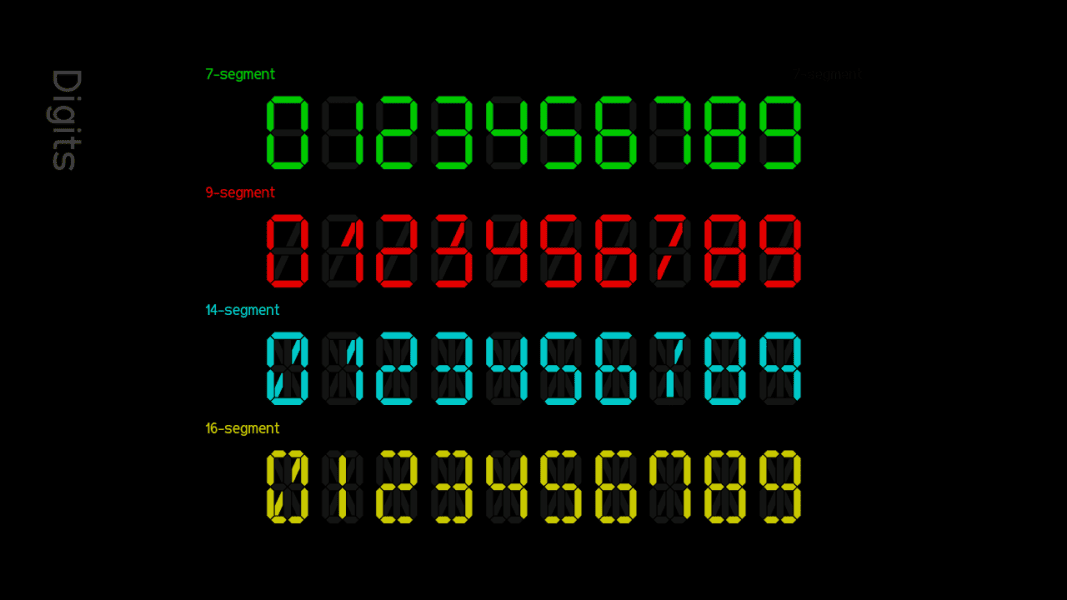 1 Free Clock, Led, Modular Font · 1001 Fonts