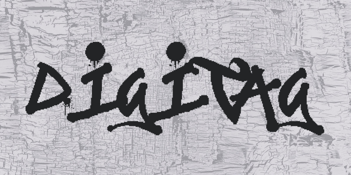 Digitag Font · 1001 Fonts