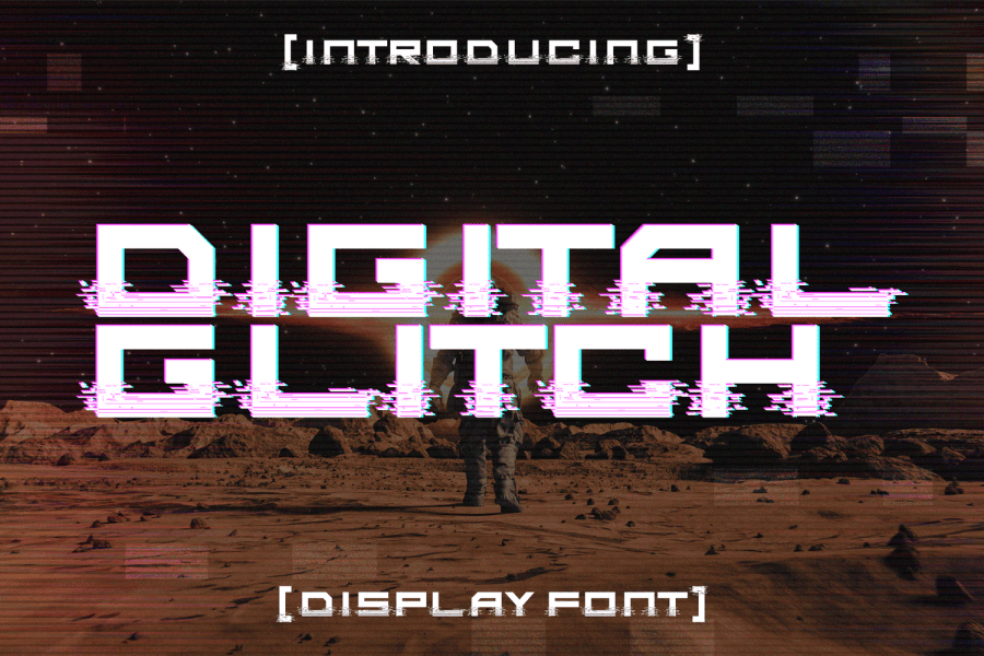 Digital Glitch Demo Font · 1001 Fonts