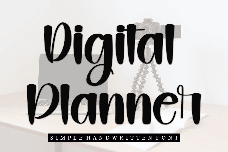 Digital Planner Font · 1001 Fonts