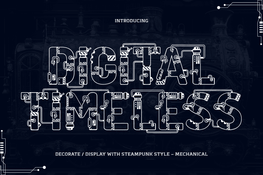 1 Free Digital Timeless Font · 1001 Fonts