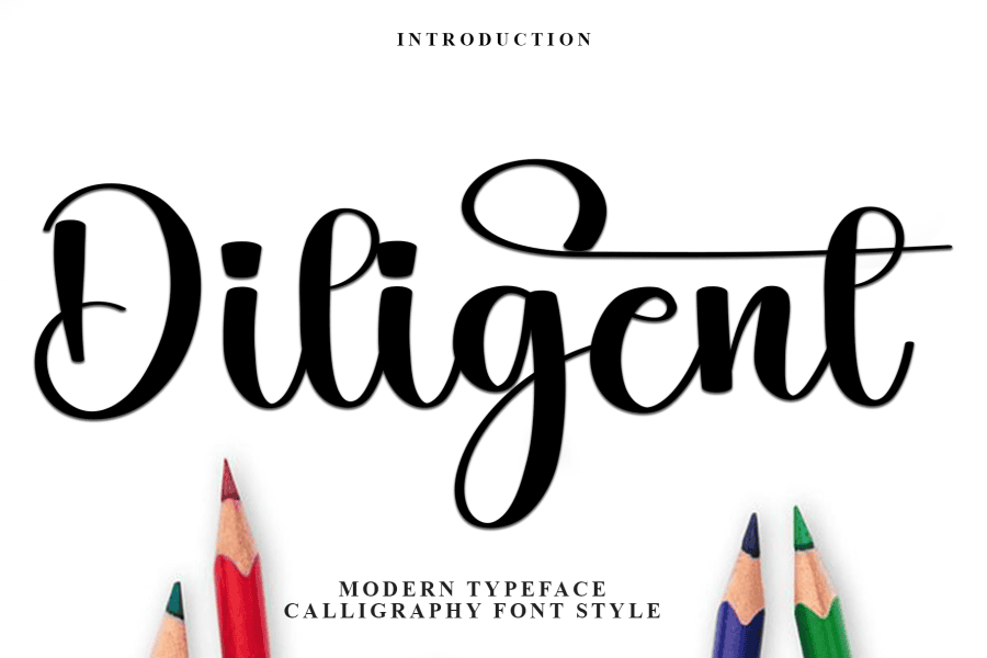 Diligent Font · 1001 Fonts