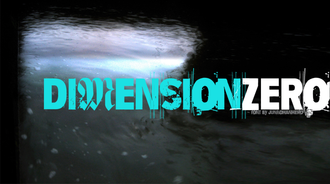 Dimension Zero Font · 1001 Fonts