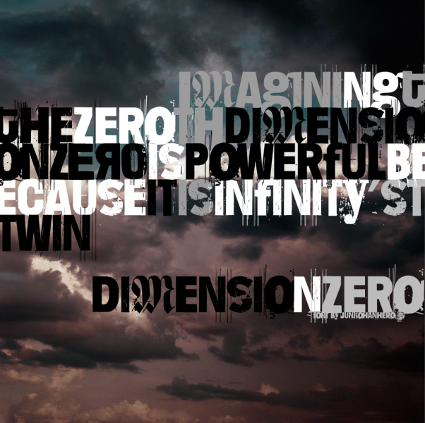 Dimension Zero Font · 1001 Fonts