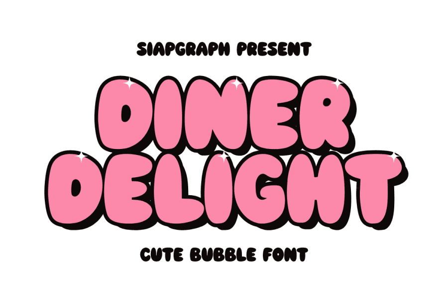 1 Free Happy, Retro, Retro Diner Font · 1001 Fonts
