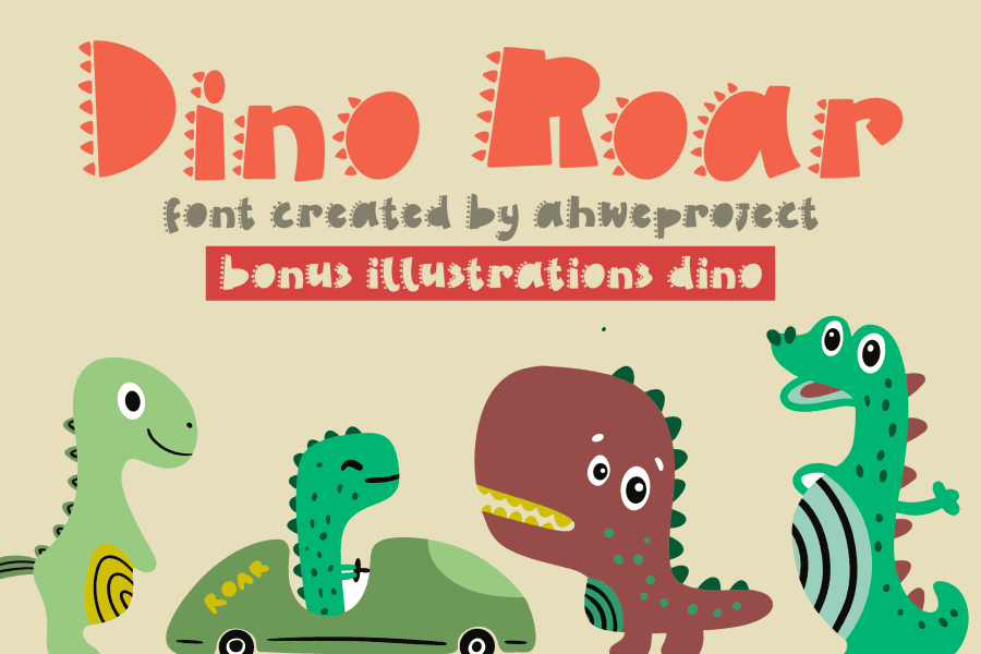26 Free Dinosaur Fonts · 1001 Fonts