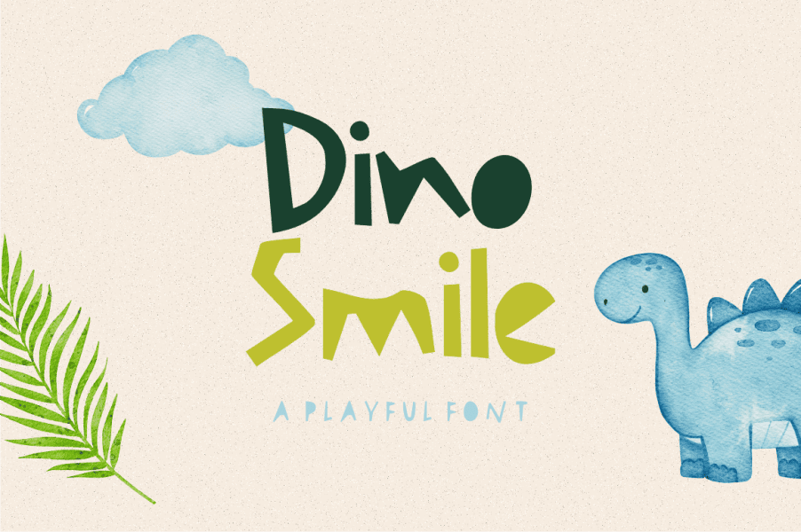Dino Smile Font · 1001 Fonts