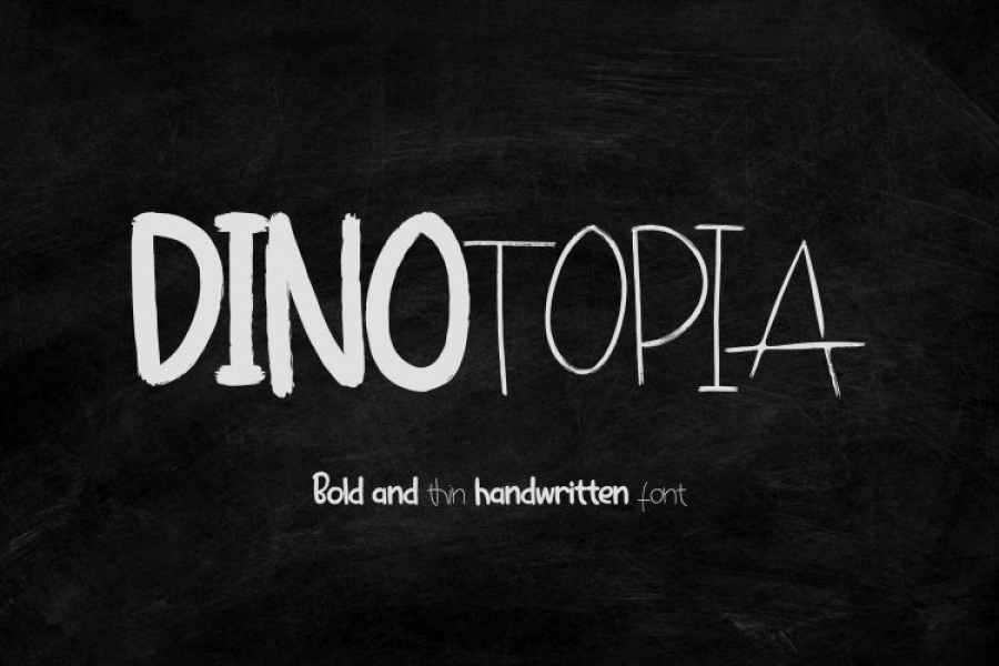 DinoTopia Font Family · 1001 Fonts